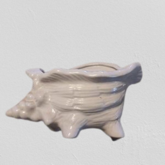 Accents | Vintage Ceramic Celadon Seashell Decor | Poshmark